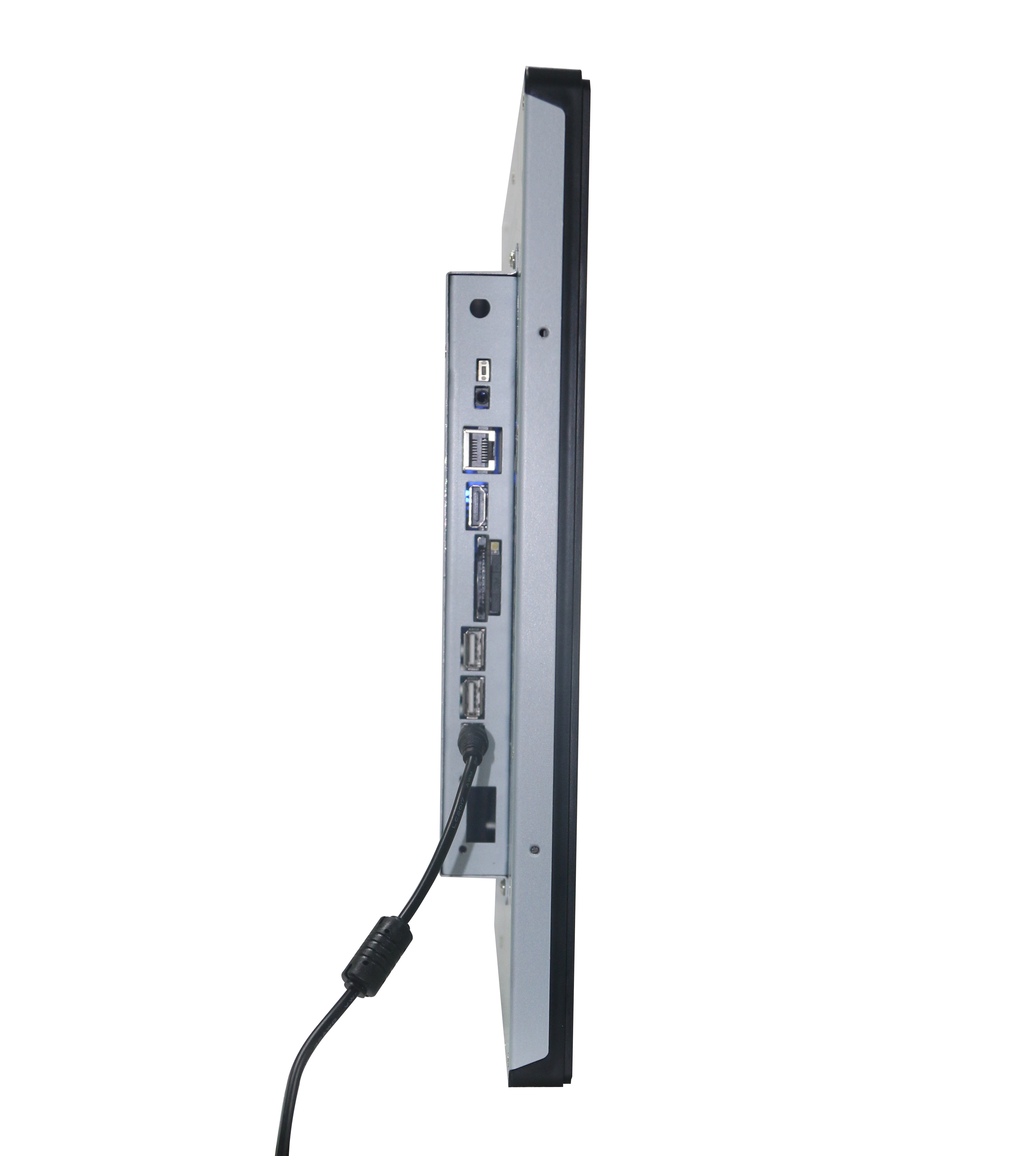 15" 17" 19" contrassegno fissato al muro di Digital con il monitor ...